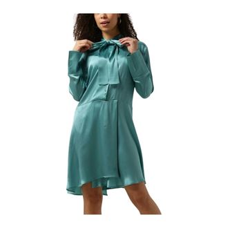 Semicouture Maya Dress in Hellblau - - Dresses - Damen - Blau - 2XS