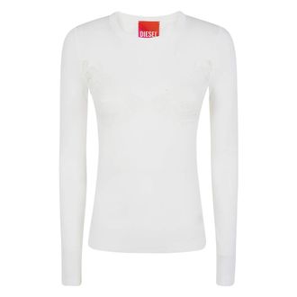 Diesel Long Sleeve Tops - - Tops - Damen - Wei&szlig; - S