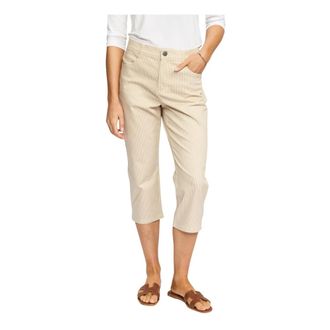 2-Biz Cropped Hosen - - Trousers - Damen - Beige - XL
