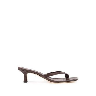 Aeyde Mules &agrave; talon en cuir