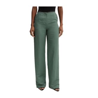 Patrizia Pepe Femme, Pantalons, Vert, Taille: 42 FR Pantalon Droit