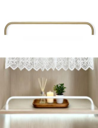 Generic Aluminium-Zaunschutzschiene for den Kleiderschrank - Anti-Fall-Regalschiene, Schutzstange for Schuhe, B&uuml;cher und Eingangsbereiche, Mehrzweck-Aufbewahr