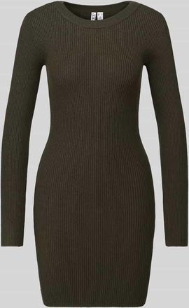 Pieces Strickkleid mit Rippstruktur
