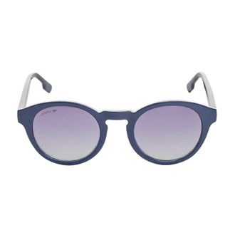 Lacoste Runde Acetat-Sonnenbrille f&uuml;r Frauen - - Accessories - Damen - Blau - ONE SIZE