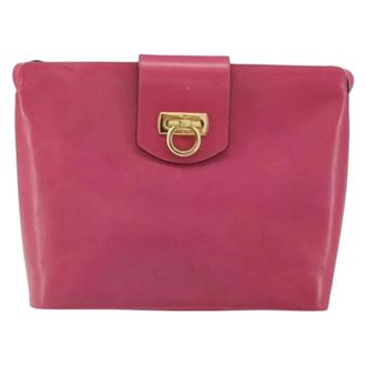 Ferragamo Pre-owned Leder-Schultertasche - - Pre-owned - Damen - Rosa - ONE SIZE