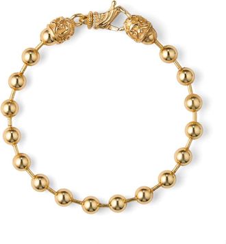 Emanuele Bicocchi Vergoldetes Perlenarmband