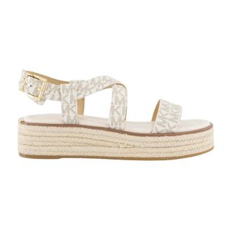Michael Kors Femme, Chaussures, Blanc, Taille: 38 EU Lynn Espadrille Chaussures