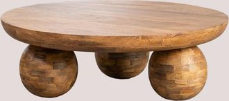 Sklum Sklum - Couchtisch aus Mangoholz Cotia Braun Dark