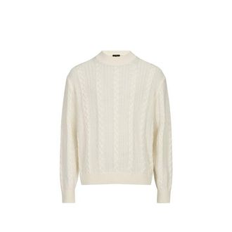 A|X Armani Exchange Pull col rond en maille tress&eacute;e