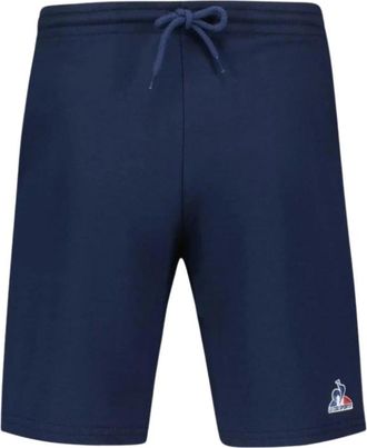 Le Coq Sportif Klassische Fleece-Shorts - - Shorts - Herren - Blau - S
