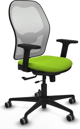 Piqueras y Crespo Schreibtischstuhl mit Armen Jorquera, h&ouml;henverstellbare Lendenwirbelst&uuml;tze, ausgestattet mit Syncro/Traslack und eingespritztem Schaum. R&auml;der 65 mm, P