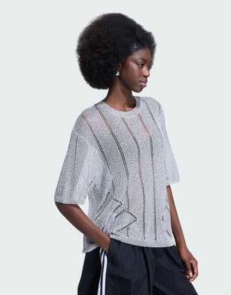 adidas Originals Adilenium Season 5 - Maillot en maille - Argent&eacute; antique