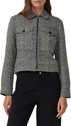 s.Oliver Boucl&eacute;-Jacke mit aufgesetzten Taschen