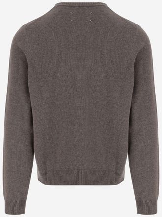 Maison Margiela Mens Wool Sweater Multicolour Virgin