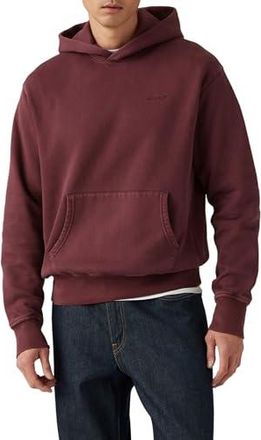 Levi's Homme Sweat &agrave; Capuche Authentic Garment Dye Tawny Port Red XL