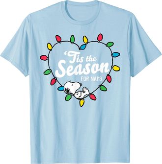 Peanuts Snoopy Tis The Season For Naps T-Shirt