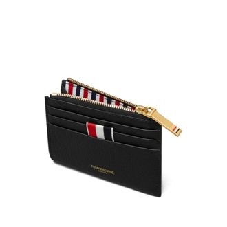Thom Browne Grained Leather Wallet - Black