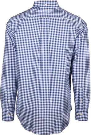 GANT Herren REG POPLIN Gingham Shirt Klassisches Hemd, College Blue, Standard