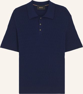 HUGO BOSS Pullover L-Luciano Regular Fit blau