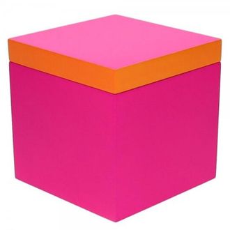 Gift Company Neo, Box, S(13x13x13cm), 2 farbig, neon pink/neon orange