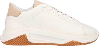 Lavair Sneaker f&uuml;r Herren/Damen Unisex, Nappaleder, Klobiger Absatz (Wei&szlig;)