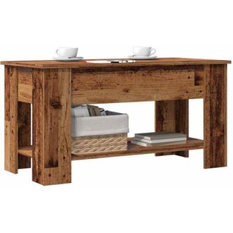 vidaXL Vidaxl - Table basse vieux bois 101x49x52 cm bois ding&eacute;nierie