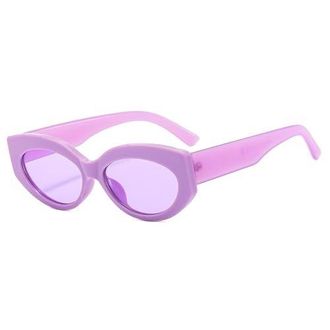 Generic Lunettes De Soleil D&eacute;coratives For Hommes Et Femmes, Monture Fine, Id&eacute;ales For Les Vacances, Activit&eacute;s Plein Air Le Sport(Purple)