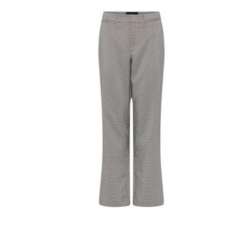 C.Ro Karierte Straight Leg Hose - - Trousers - Damen - Beige - 2XL