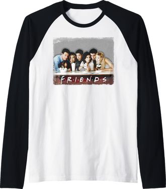Friends Die Beste 90er-Food-Fan-Sitcom von Friends, Retro-Geek-Sitcom, am Sonntag Raglan