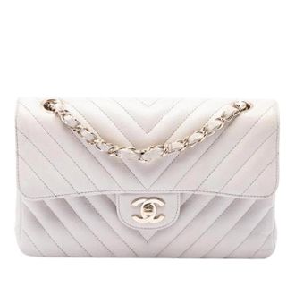 Chanel Pre-owned Vintage Double Flap Schultertasche - - Pre-owned - Damen - Wei&szlig; - ONE SIZE