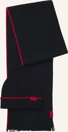 HUGO BOSS Hugo Schal Zaschel Set schwarz