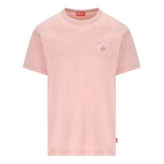 Diesel Homme, Tops, Rose, Taille: XL T-Norm V4 T-Shirt