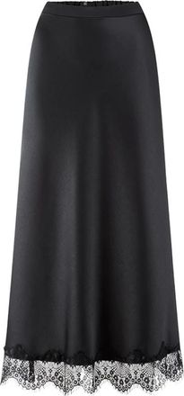 Riani Femme, Jupes, Noir, Taille: 38 FR Jupe Midi Satin&eacute;e