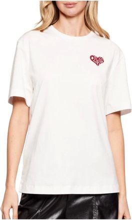 Pinko Pinko, Femme, Tops, Blanc, Taille: 38 FR T-shirt Strepitoso