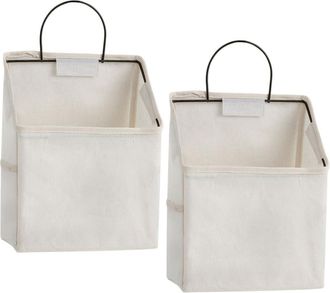 Valiclud Wand Hängen Organizer Tasche Aus Atmungsaktivem Stoff Wandbehang Aufbewahrungsorganizer Für Wohnzimmer Bad Küche 2 Stück Tür Organizer Mit Taschen Zur