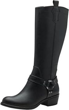 Marco Tozzi Bottes Longues pour Femme 2-25503-43, Noir, 40 EU