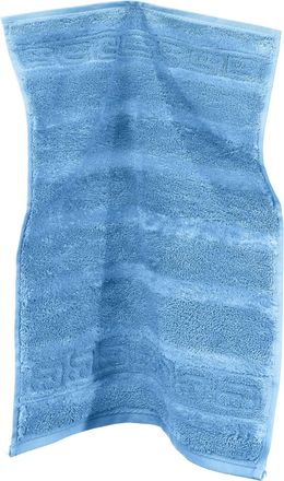 CawÖ Gästetuch 1001 Noblesse Walk-Frottier blau Größe 30x50 cm