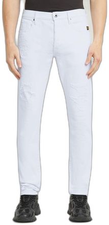 G-Star Herren 3301 Slim Jeans, Wei&szlig; (Paper White gd Destroyed 51001-D552-H155), 40W / 34L