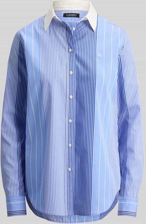 Lauren Ralph Lauren Relaxed Fit Hemdbluse aus reiner Baumwolle