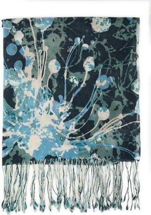 Au Printemps Paris Foulard imprim&eacute; en laine