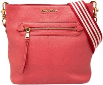 Miu Miu Sac bandouli&egrave;re Pre-owned - Femme - Pre-owned - Rose - Taille: ONE Size