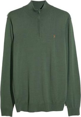 Farah Pull droit col camionneur en laine m&eacute;rinos