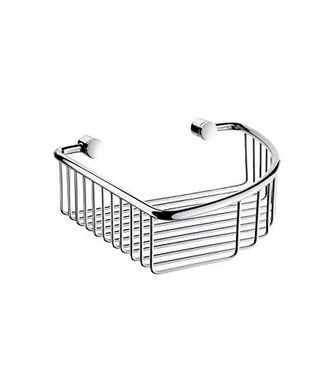 Smedbo K274 Eckseifenkorb Villa, Messing, silber