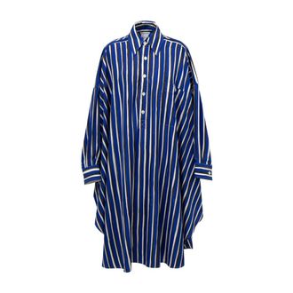 Bottega Veneta Gestreiftes Hemdkleid Kaftan Stil - - Dresses - Damen - Blau - 3XS