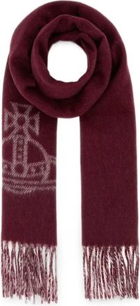 Vivienne Westwood Single Orb Schal - - Accessories - Damen - Rot - ONE SIZE