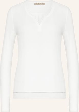 Smith & Soul Blusenshirt Im Materialmix weiss