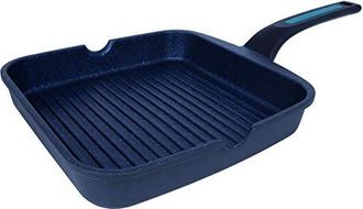 Arcos Thera Antihaft-Grillpfanne 24x24 cm f&uuml;r Induktion, Gas und Ceranfeld. Grill aus Gusseisen mit abnehmbarem ergonomischem Griff und SP&Uuml;LMASCHINENFEST Fa