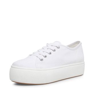 Steve Madden Damen Elore Sneaker, Weiß, 38 EU