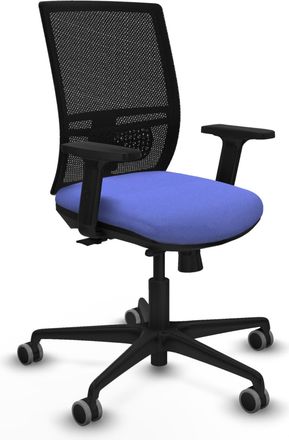 Piqueras y Crespo B&uuml;rostuhl Yunquera mit 2D-Armlehnen, h&ouml;henverstellbare Lendenwirbelst&uuml;tze, ausgestattet mit Syncro/Traslack und Schneidschaum, mit Rollen von 65 mm, P