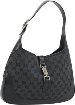 Gucci Sac bandouli&egrave;re GG Canvas Pre-owned - Femme - Pre-owned - Noir - Taille: ONE Size